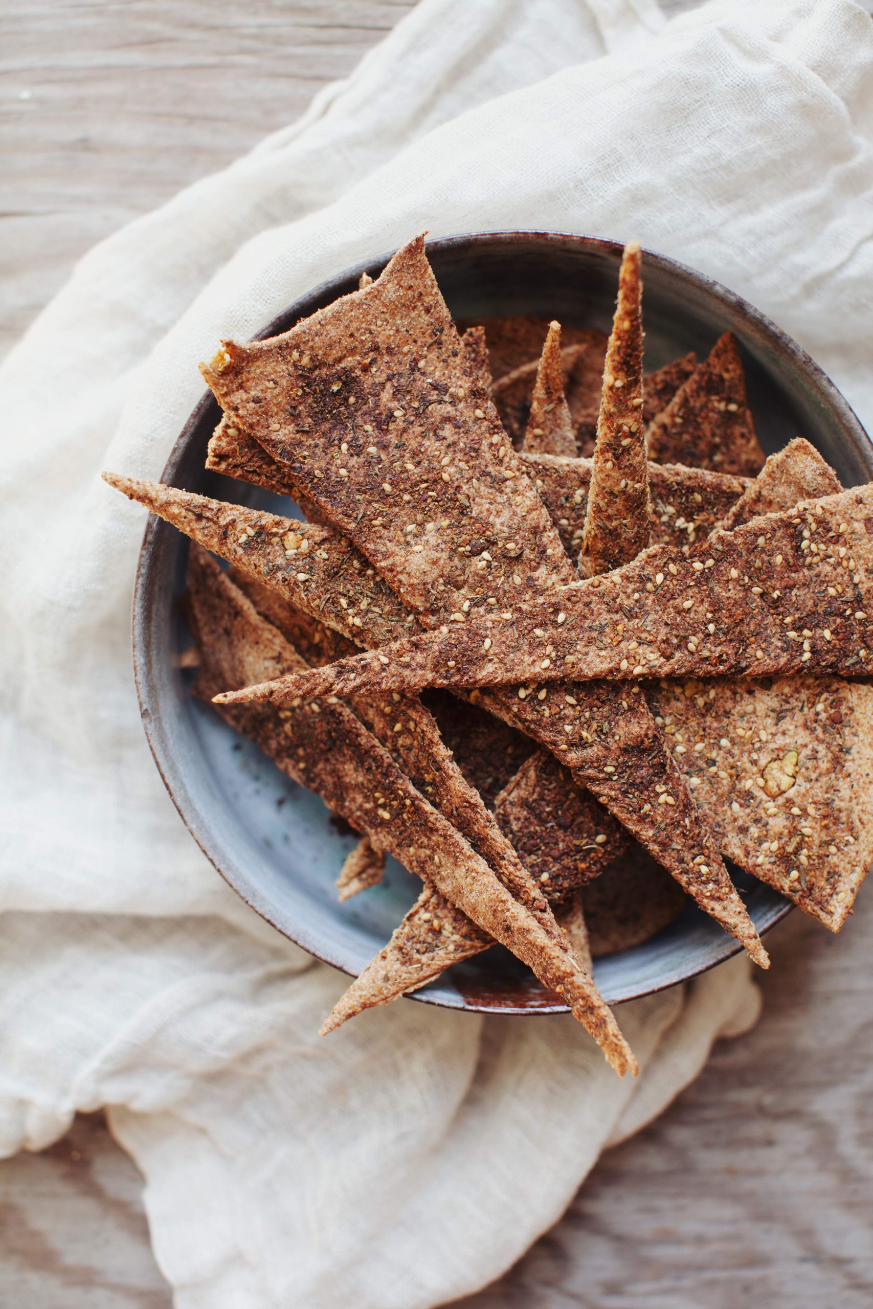 Crispy Lavash-Style Flatbread with Za’atar - My New Roots Grow
