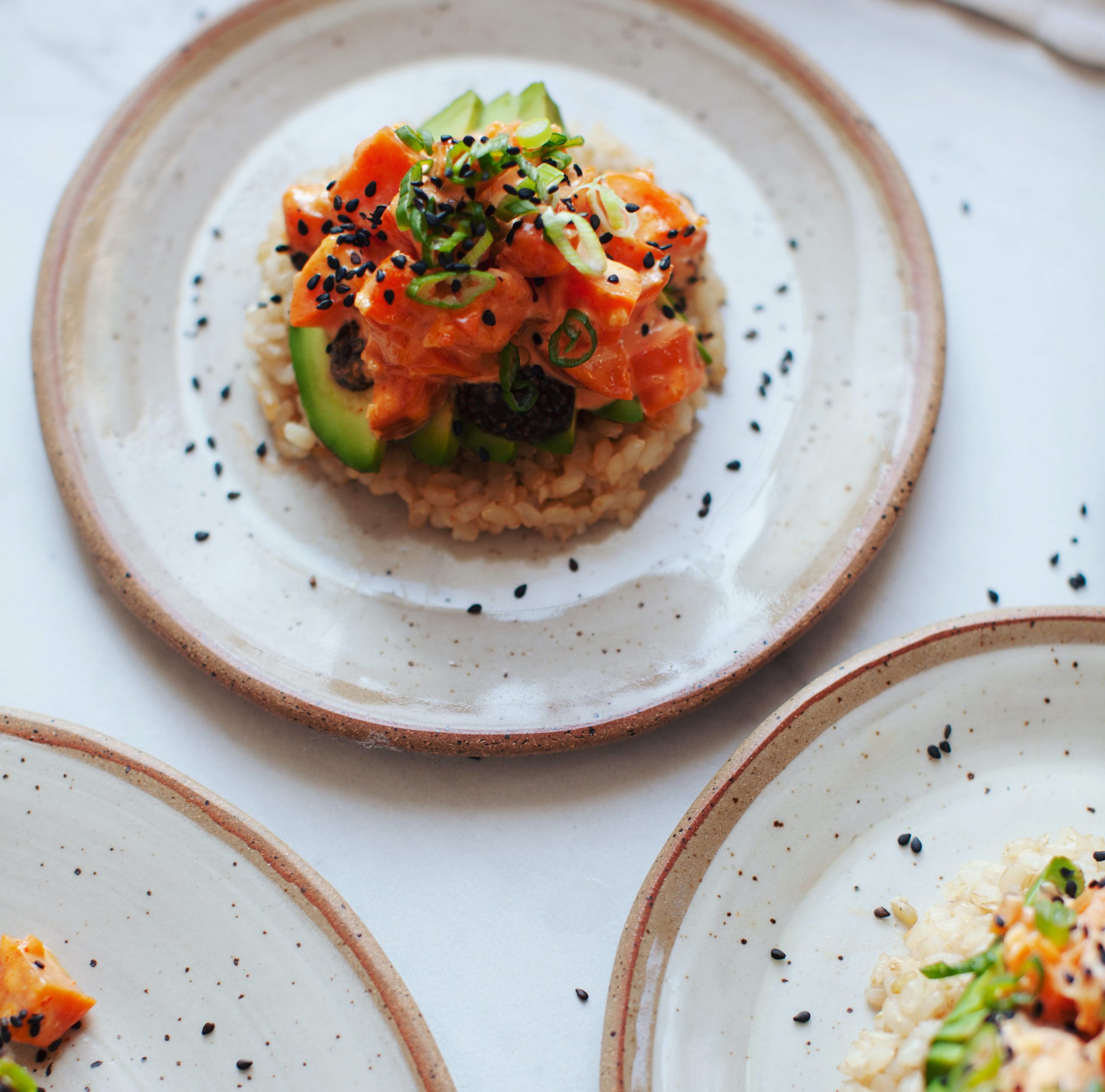 Umami Rice Stacks with Vegan Caviar - My New Roots Grow