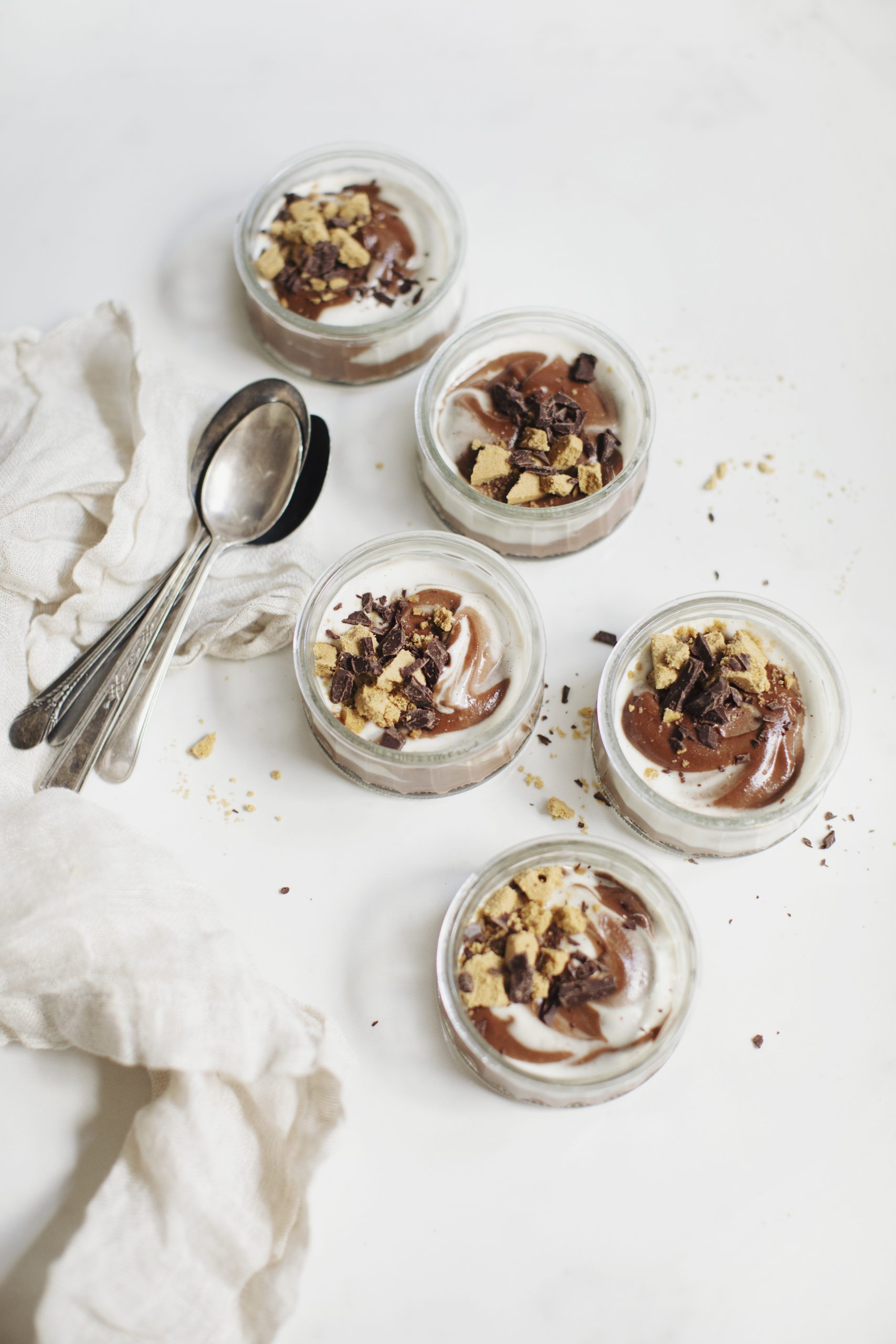 Mocha S'mores Swirl Pudding - My New Roots Grow